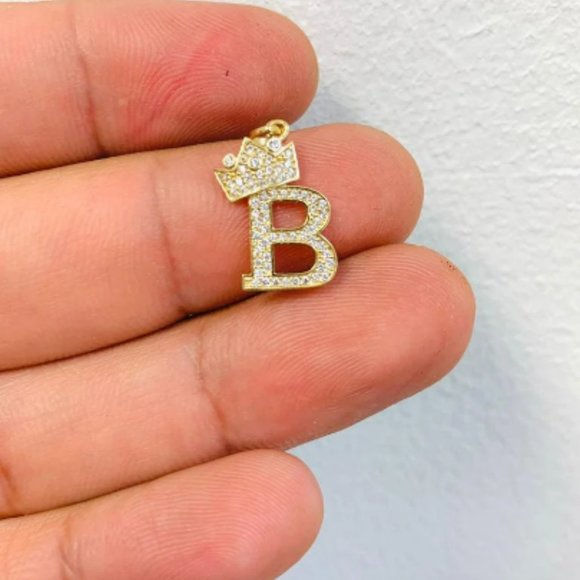Prime Jewelry & Electronics | Jewelry | Initial Letter B Charm Pendant ...